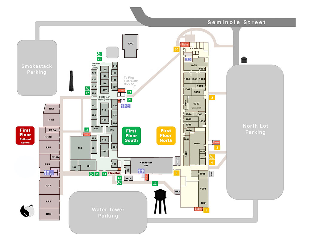 First Floor Railroad Rooms - Lowe Mill ARTS & Entertainment